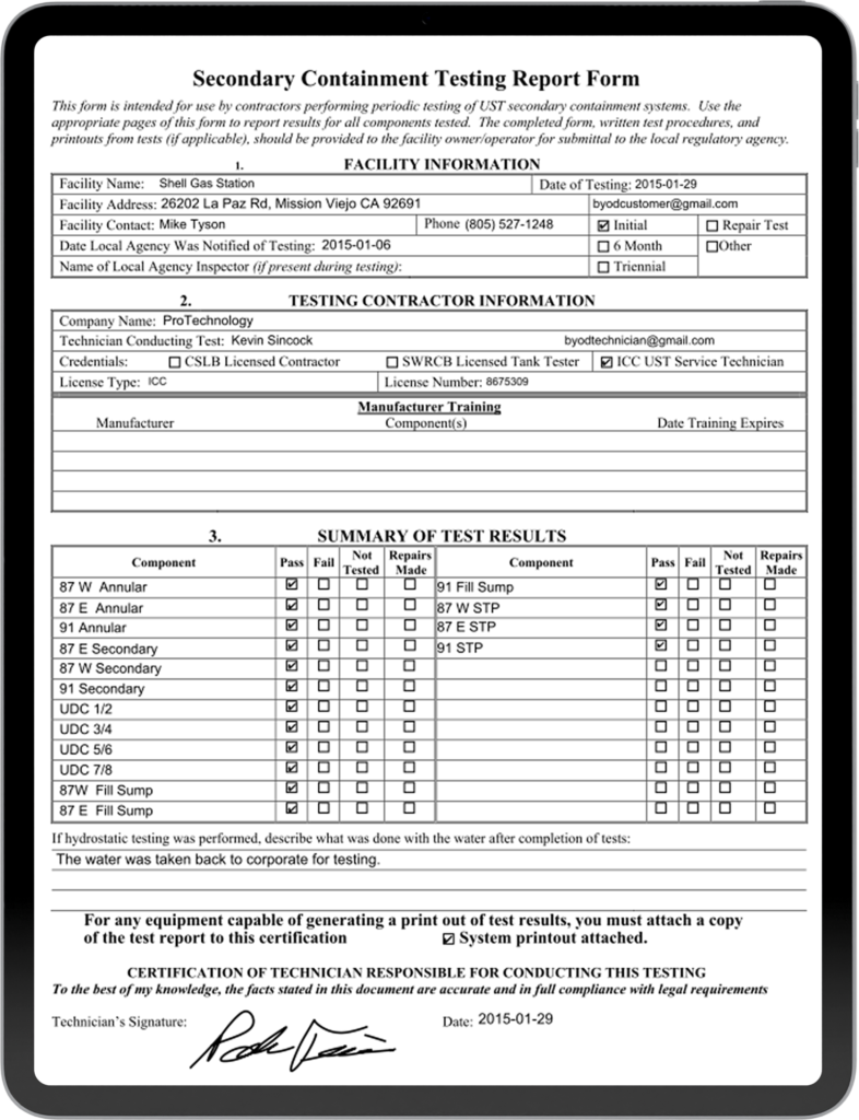 UST/AST Compliance Automation | JetTrac Field Service Solutions